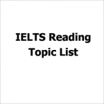 Topics for IELTS Reading Test - IELTS Deal
