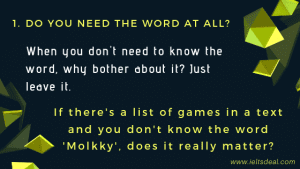 IELTS Reading Skills: How to guess/predict the meaning of new/unknown ...